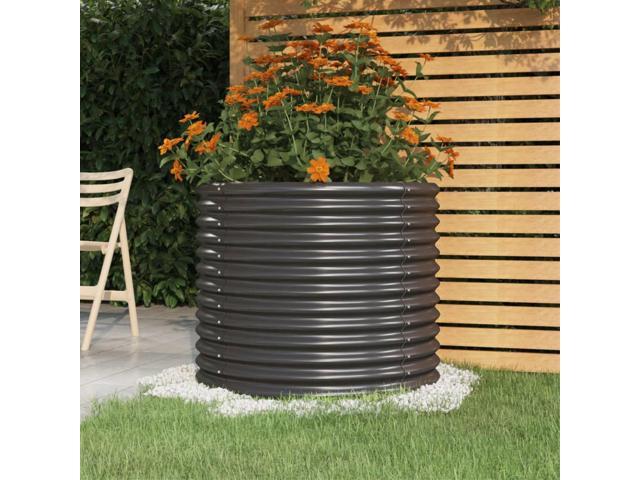 Click here for vidaXL Garden Planter Powder-coated Steel 31.5x31.... prices
