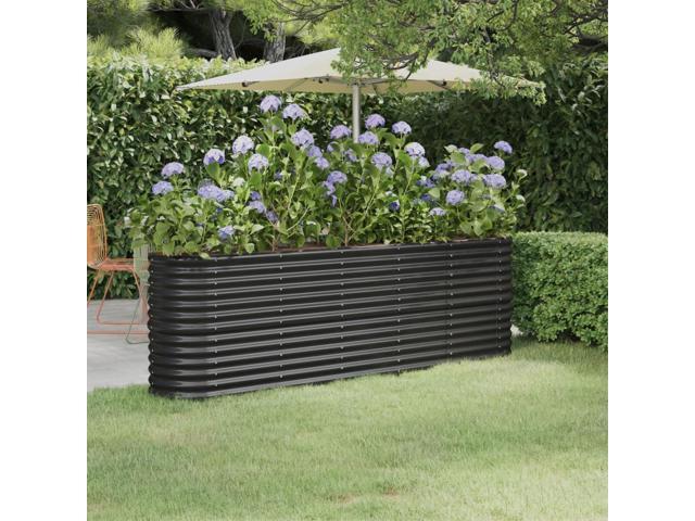 Click here for Garden Raised Bed Anthracite Powder-coated steel L... prices
