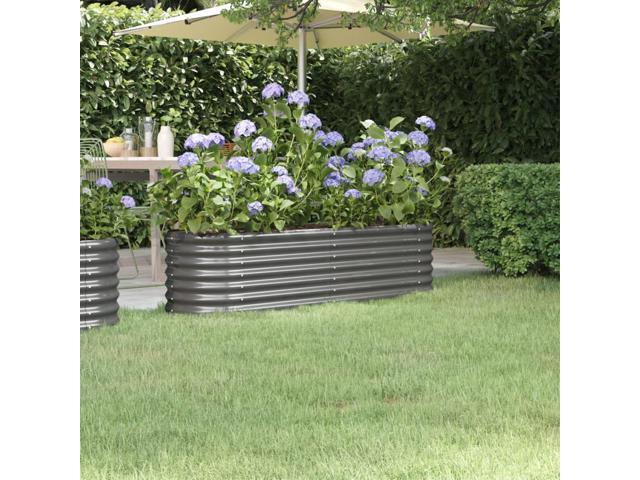 Click here for vidaXL Garden Raised Bed Powder-coated Steel 59.8x... prices