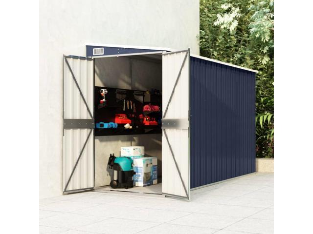 Click here for vidaXL Wall-mounted Garden Shed Anthracite 46.5x11... prices