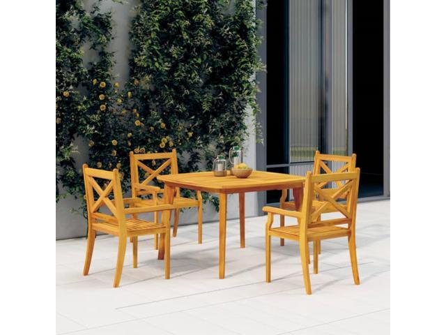 Click here for vidaXL Patio Table 43.3x43.3x29.5 Solid Wood Acaci... prices