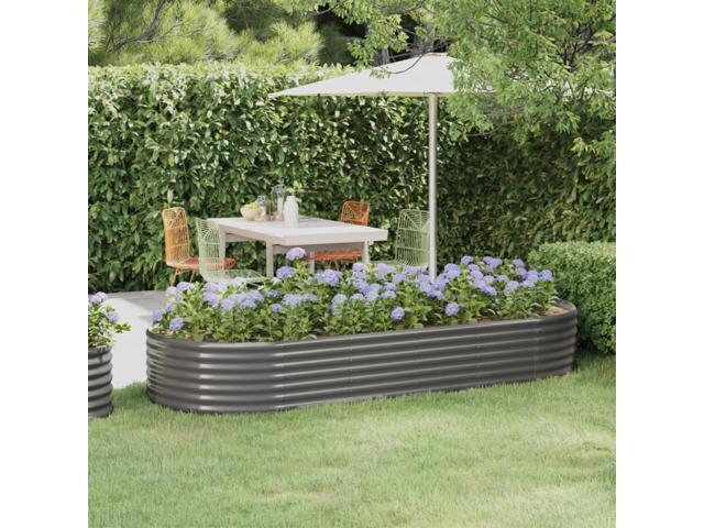 Click here for vidaXL Garden Raised Bed Powder-coated Steel 98x39... prices