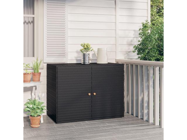 Click here for vidaXL Garden Storage Cabinet Black 39.4x21.9x31.5... prices