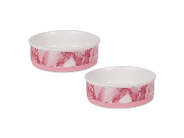Click here for DII Pet Bowl Pink Marble Large 7.5Dx2.4H (Set of 2... prices