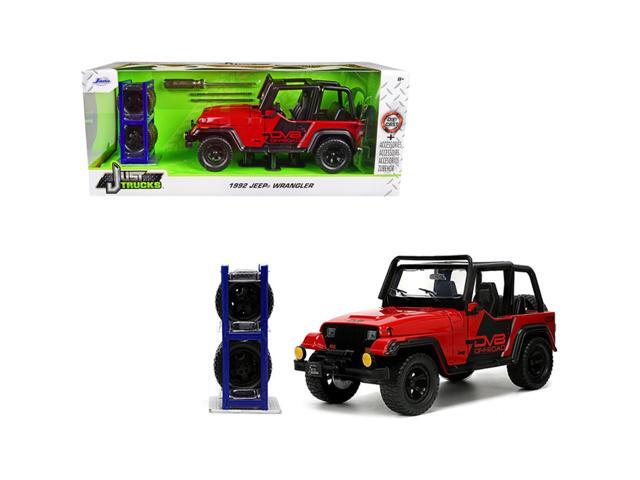 Click here for 1992 Jeep Wrangler DV8 Off-Road Red with Matt Blac... prices