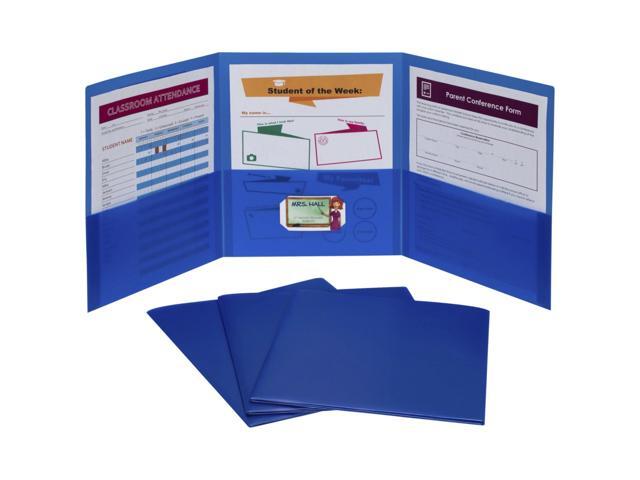 Click here for C-Line 3-Pocket Poly Portfolios  Letter  Blue  Pac... prices