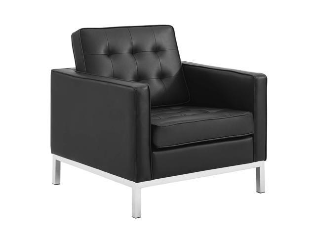 Click here for Loft Tufted Upholstered Faux Leather Armchair prices