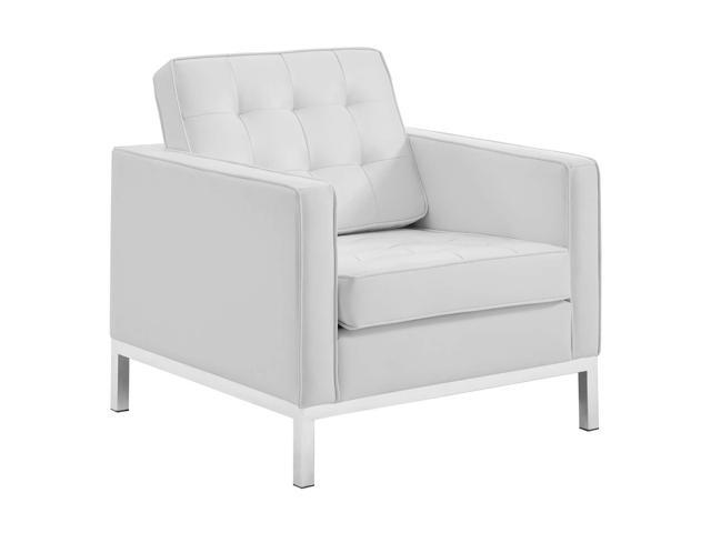 Click here for Loft Tufted Upholstered Faux Leather Armchair prices