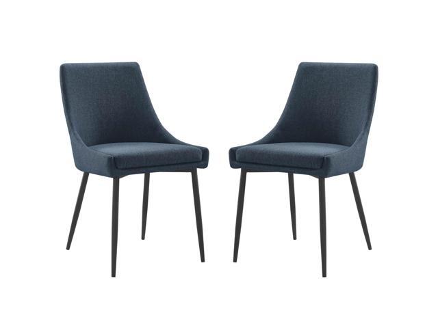 Click here for Viscount Upholstered Fabric Dining Chairs - Set of... prices