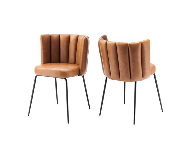 Click here for Virtue Vegan Leather Dining Chair Set of 2 prices