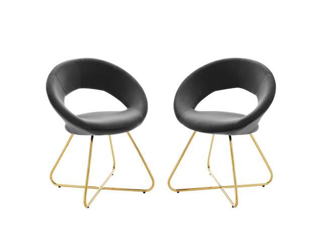 Click here for Nouvelle Performance Velvet Dining Chair Set of 2 prices