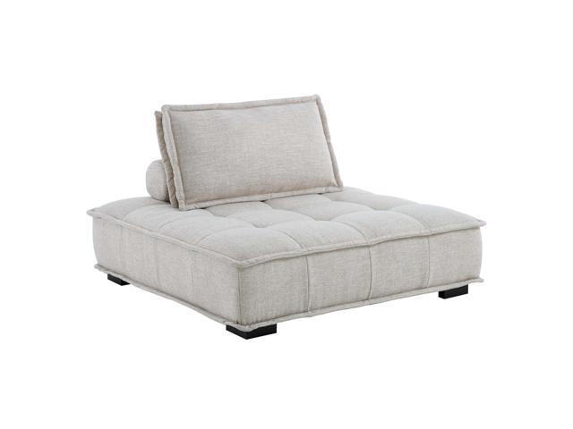 Click here for Saunter Tufted Fabric Armless Chair prices