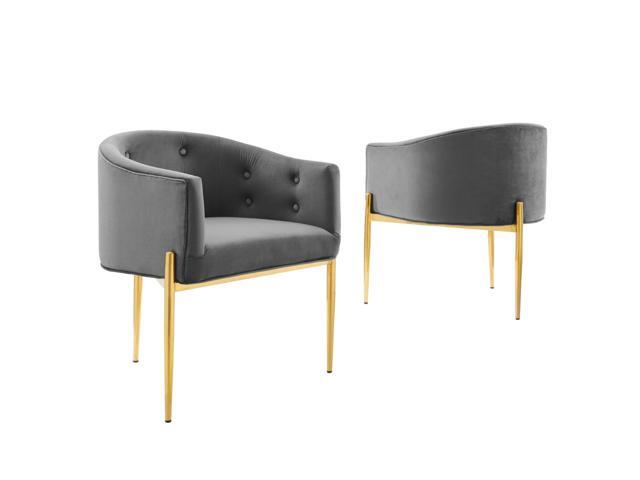 Click here for Savour Tufted Performance Velvet Accent Chairs - S... prices