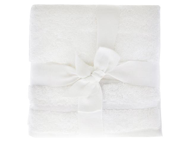 Click here for Bamboo Washcloths Set - White by Cariloha for Unis... prices