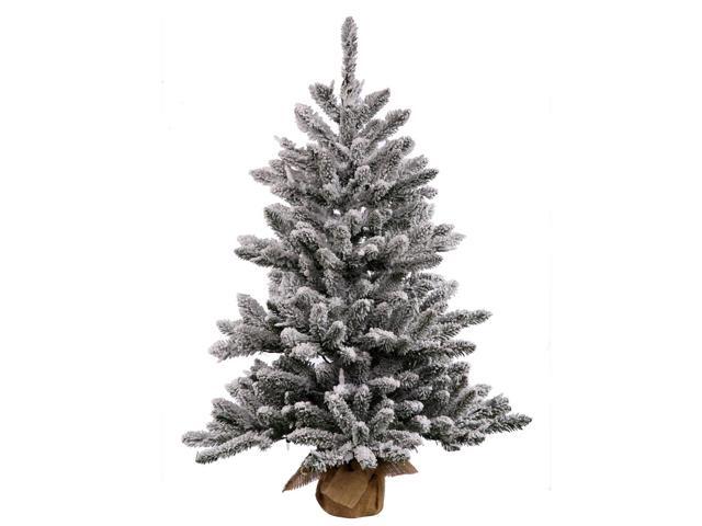 Click here for Vickerman 24 Flocked Anoka Pine w/Burlap Base 92T... prices