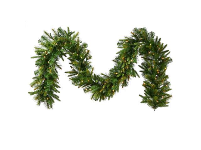 Click here for Vickerman 9 x 14 Cashmere Garland LED100WmWht - A1... prices