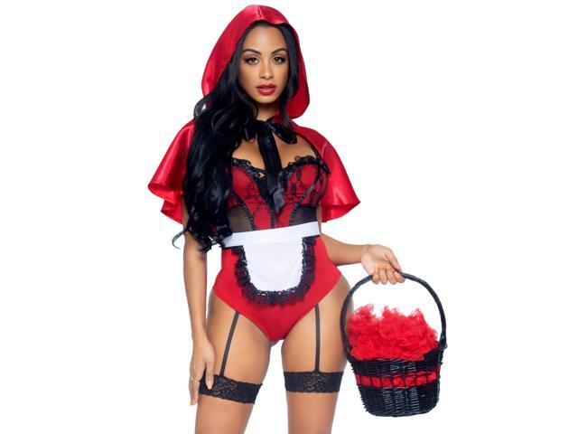 Click here for 3 PC Naughty Miss Red  include - LARGE / RED prices