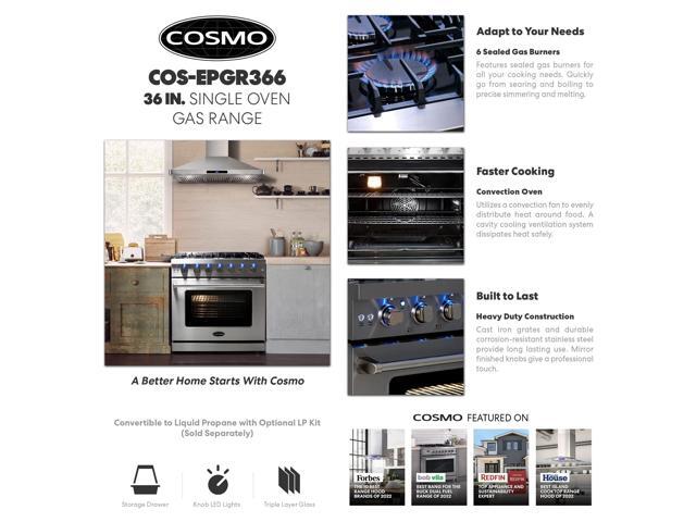 Click here for COSMO COS-EPGR366 36 in. Slide-In Freestanding Gas... prices