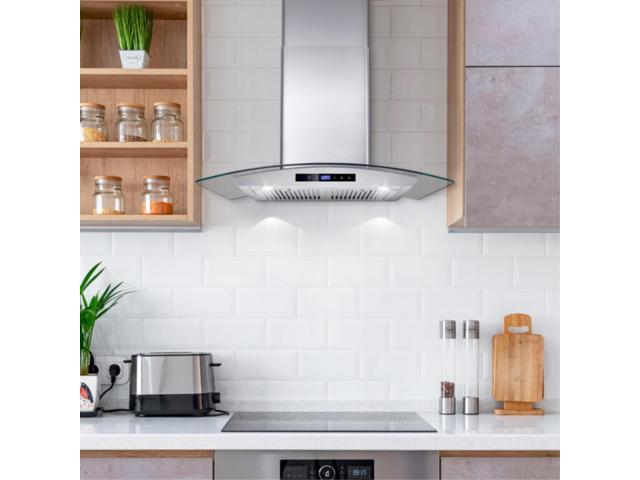 Click here for 30 in. Wall Mount Range Hood  Stainless Steel  Tem... prices