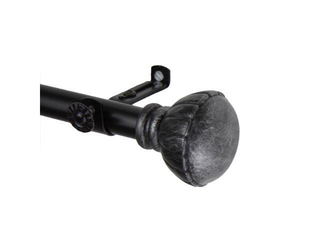 Click here for Yulania Curtain Rod 3/4 inch dia. 18-28 - Black prices