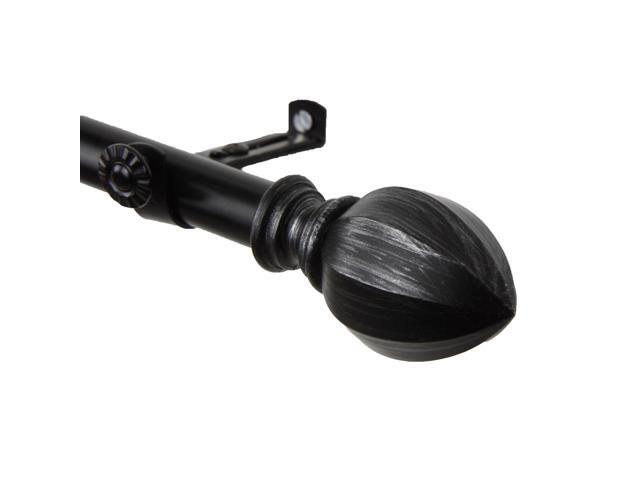 Click here for 13/16 inch Baronet Curtain Rod 18-28 - Black prices