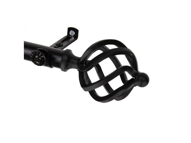 Click here for Roman Curtain Rod 13/16 inch 18-28 - Black prices