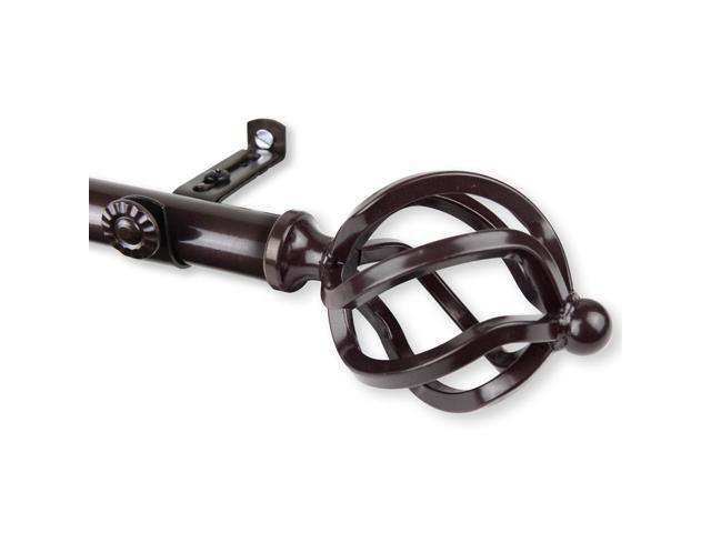 Click here for Roman Curtain Rod 13/16 inch 18-28 - Cocoa prices