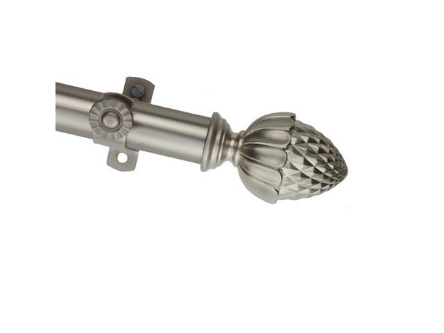 Click here for 13/16 inch Cupule Curtain Rod 18-28 - Satin Nickel prices