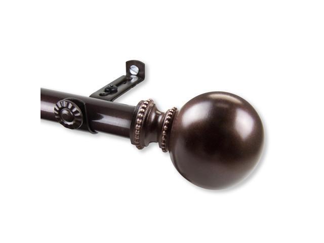 Click here for Lex Curtain Rod 13/16 inch 18-28 - Cocoa prices