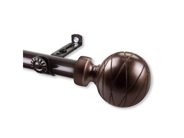 Click here for Lynn Curtain Rod 13/16 inch 18-28 - Cocoa prices