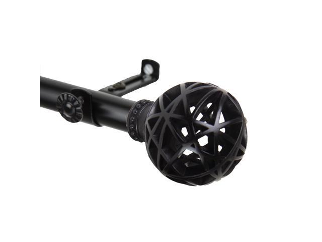 Click here for 13/16 inch Ruston Curtain Rod 18-28 - Black prices