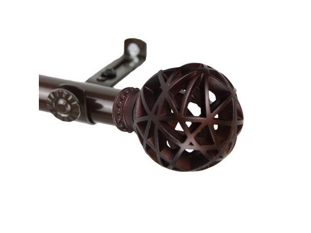 Click here for 13/16 inch Ruston Curtain Rod 18-28 - Cocoa prices