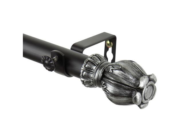 Click here for Susie Curtain Rod 1 OD 28-48 inch - Black prices