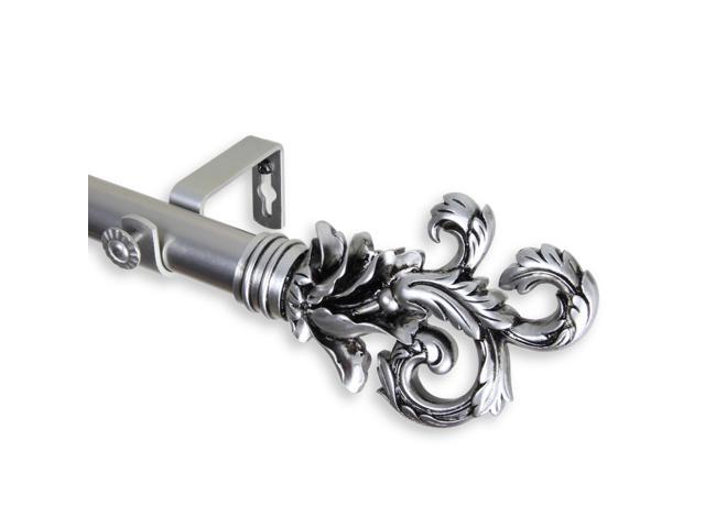 Click here for Federer Curtain Rod 1 OD 48-84 inch - Satin Nickel prices