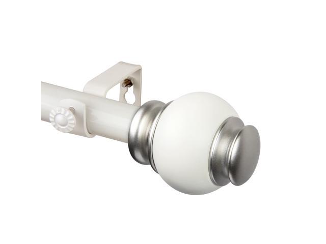 Click here for Atlas Curtain Rod 1 inch 120-170 inch - White prices