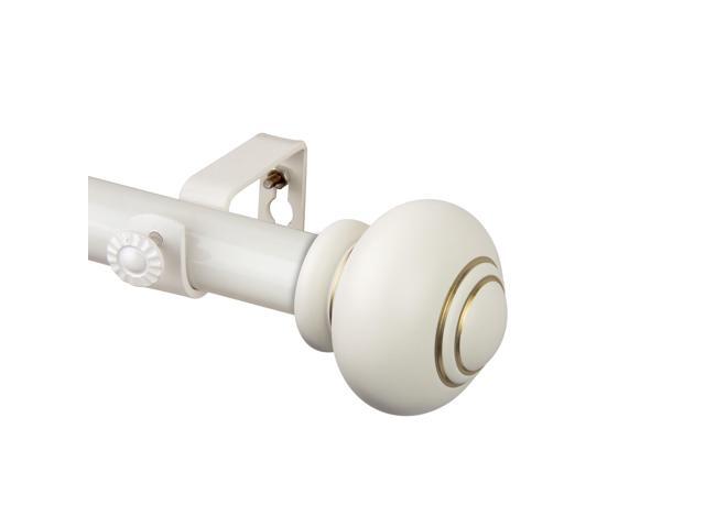 Click here for Constantino Curtain Rod 1 OD 48-84 inch - White prices