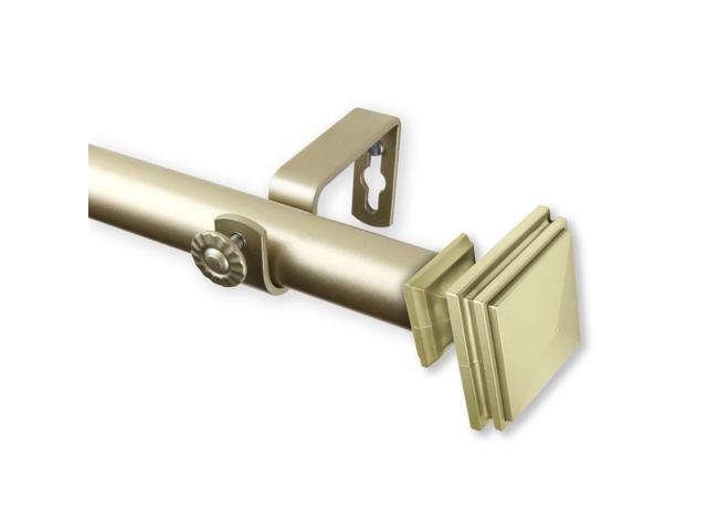 Click here for Maxim Curtain Rod 1 inch 28-48 inch - Light Gold prices