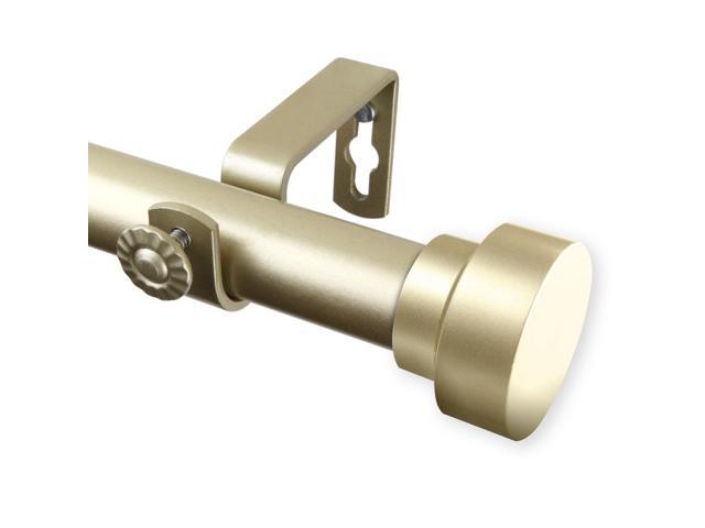 Click here for Brett Curtain Rod 1 inch 18-28 inch - Light Gold prices