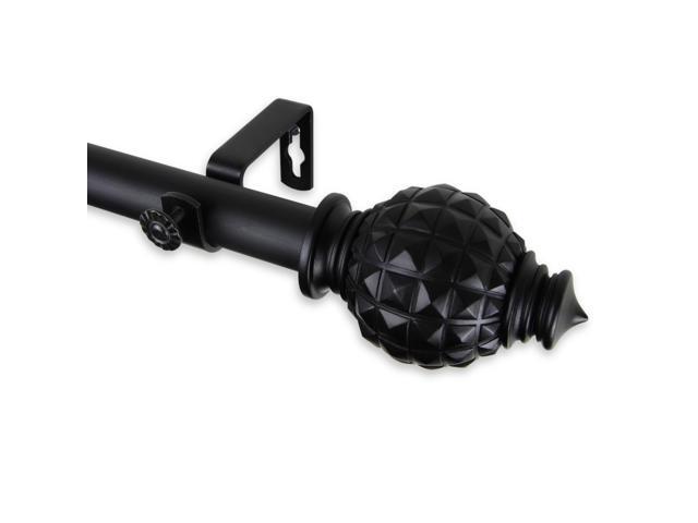 Click here for Apollo Curtain Rod 1 OD 48-84 inch - Black prices