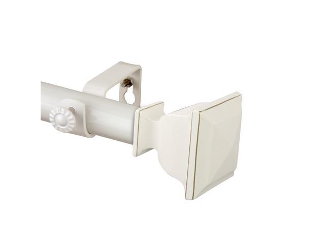 Click here for Osborne Curtain Rod 1 inch 160-240 inch - White prices