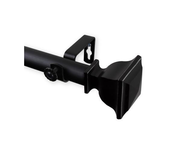 Click here for Osborne Curtain Rod 1 inch 66-120 inch - Black prices