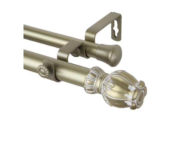 Click here for Susie Double Curtain Rod 1 OD 120-170 inch - Gold prices