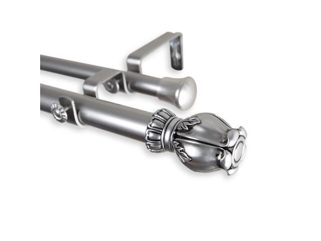 Click here for Susie Double Curtain Rod 1 OD 48-84 inch - Satin N... prices