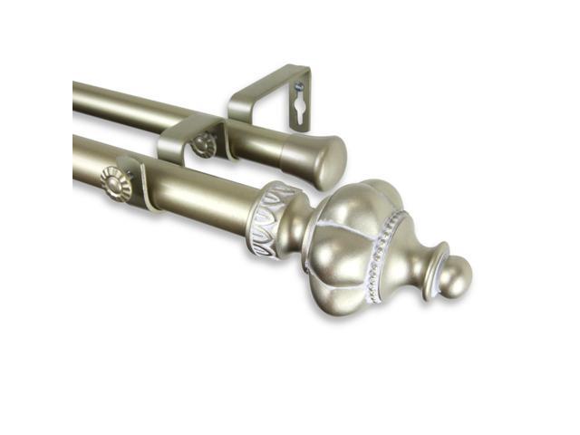 Click here for Eddy Double Curtain Rod 1 OD 48-84 inch - Gold prices