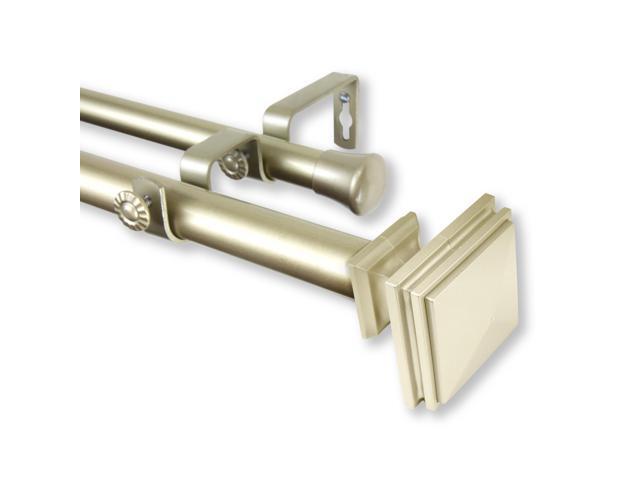 Click here for Maxim Double Curtain Rod 1 inch 120-170 inch - Lig... prices