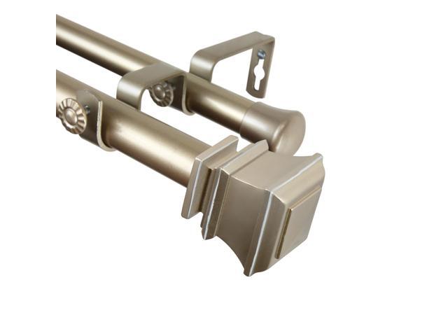 Click here for Elena Double Curtain Rod 1 inch 120-170 inch - Lig... prices