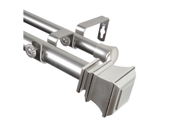 Click here for Elena Double Curtain Rod 1 inch 120-170 inch - Sat... prices