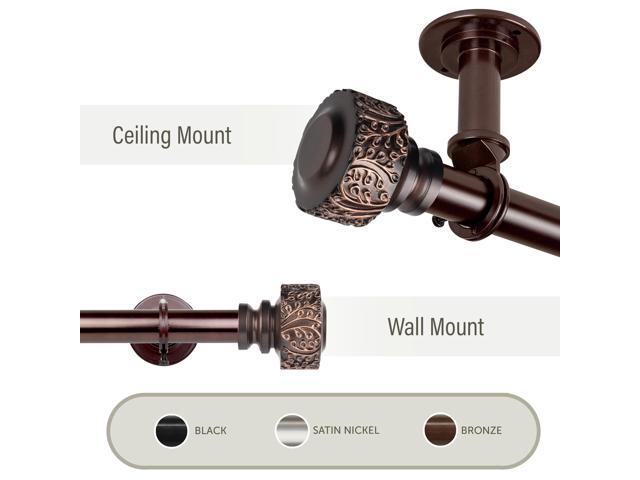 Click here for Alexander 1 Ceiling Curtain Rod/ Room Divider 160-... prices