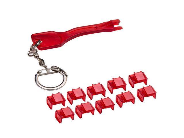 Click here for Casafoyer RJ45 Port Blocker (1x Key and 10x Plasti... prices