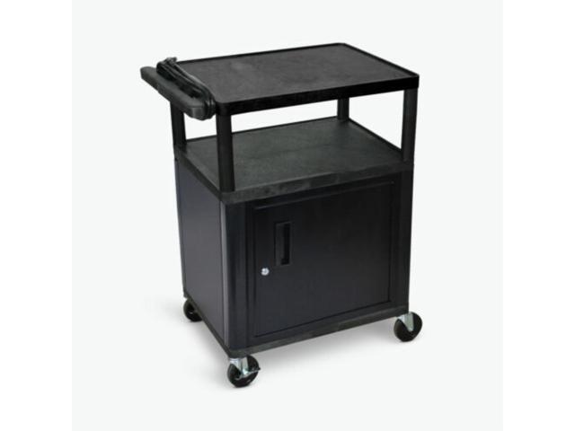 Click here for Sturdy AV Cart with 300 lb Capacity  3 Shelves  Re... prices
